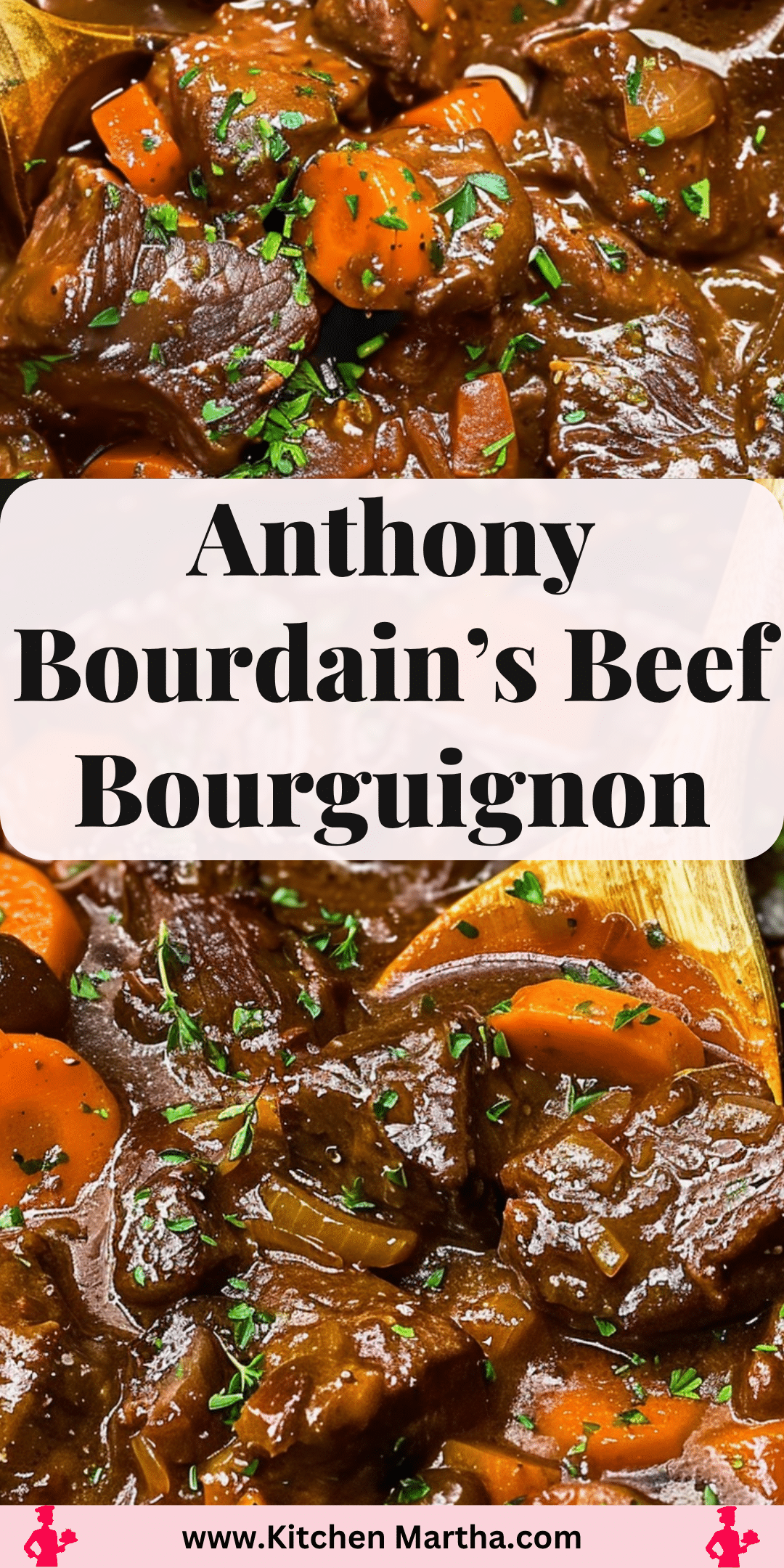 Anthony Bourdain’s Beef Bourguignon | Kitchen Martha