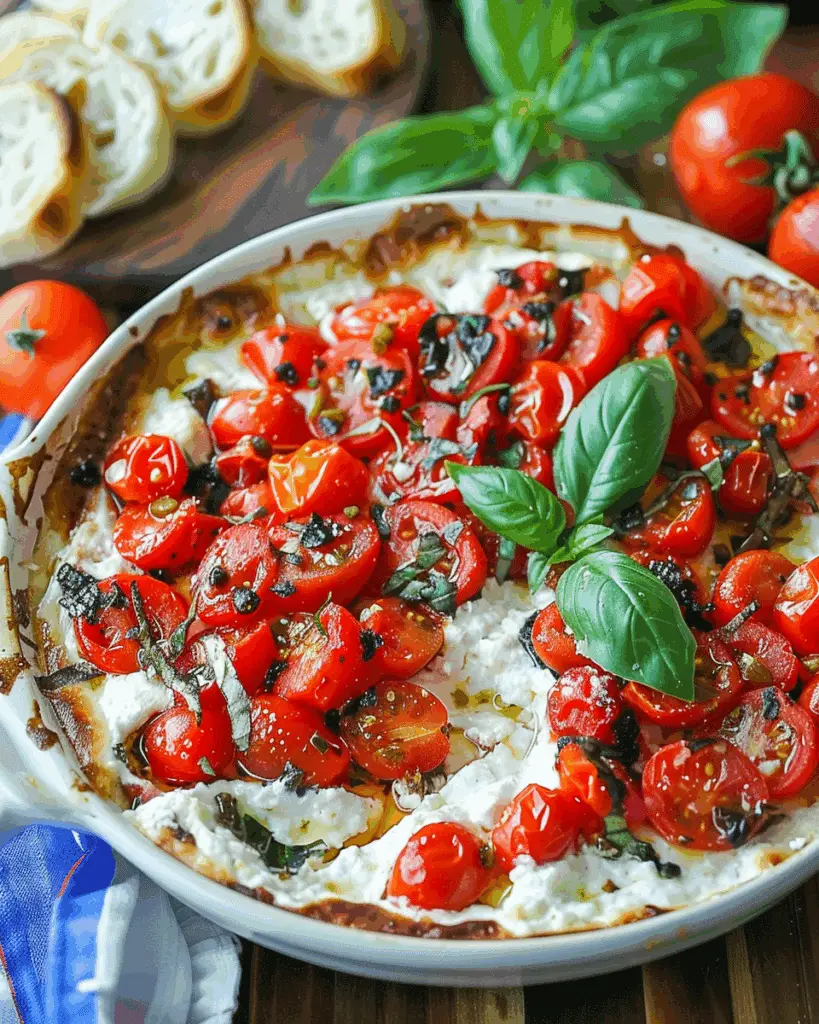 Caprese Dip with Boursin Cheese | Kitchen Martha