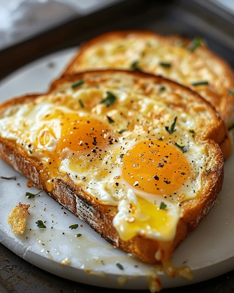 Cheesy Egg Toast | Kitchen Martha