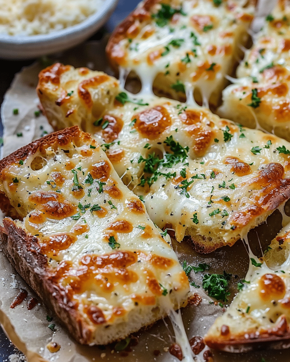 Cheesy Garlic Bread | Kitchen Martha