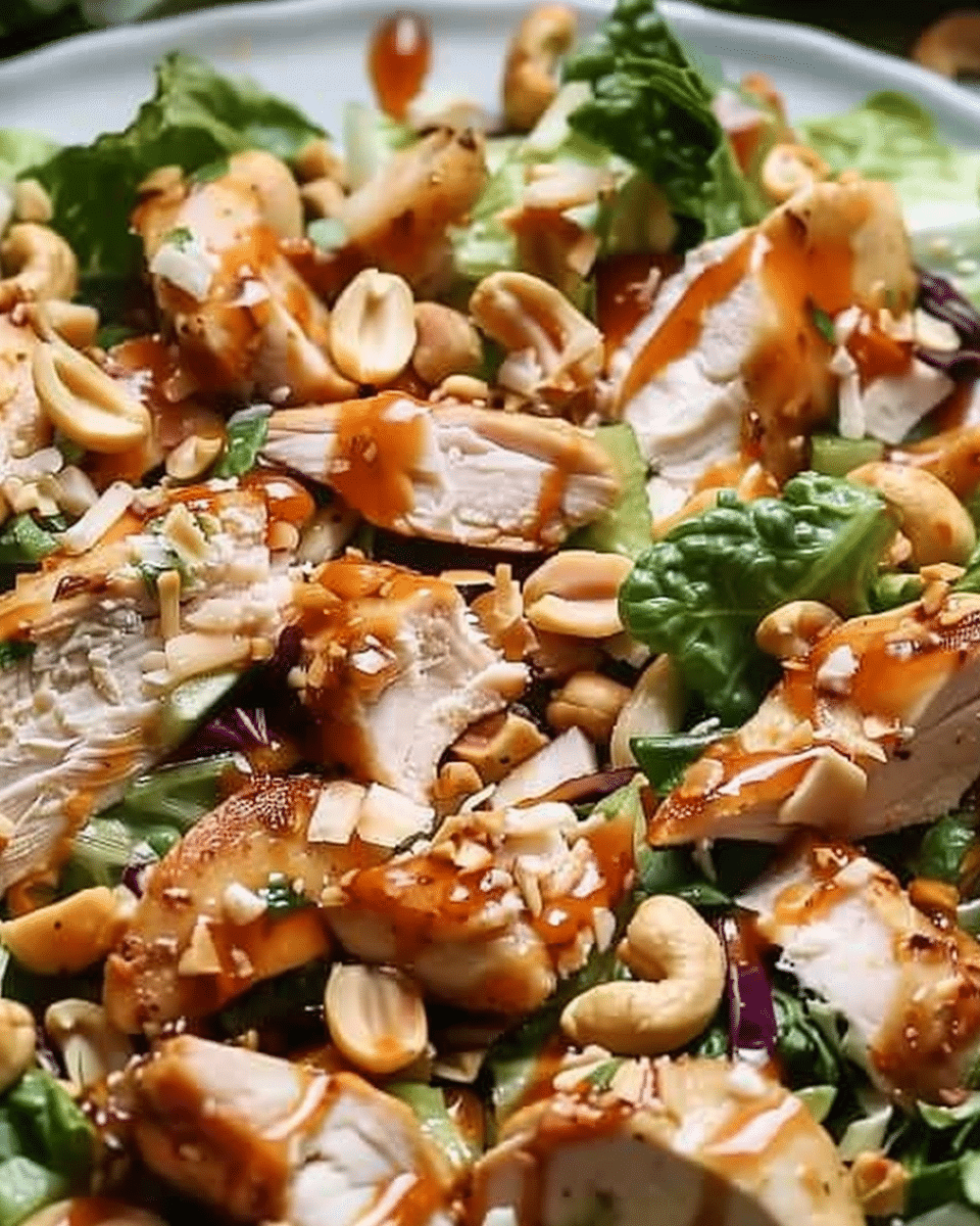 Chicken Cashew Crunch Salad | Kitchen Martha