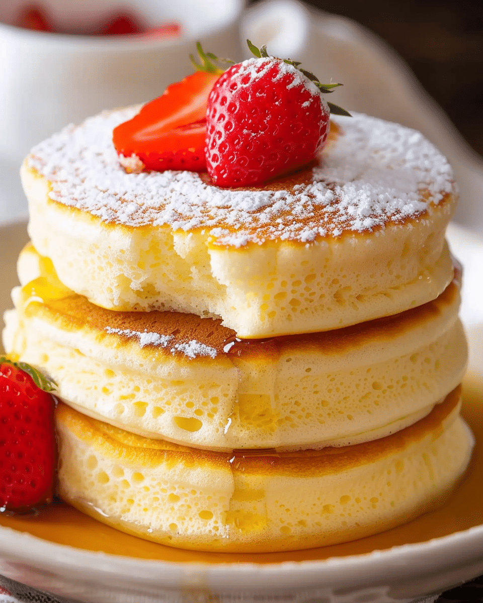 Japanese Soufflé Pancakes | Kitchen Martha