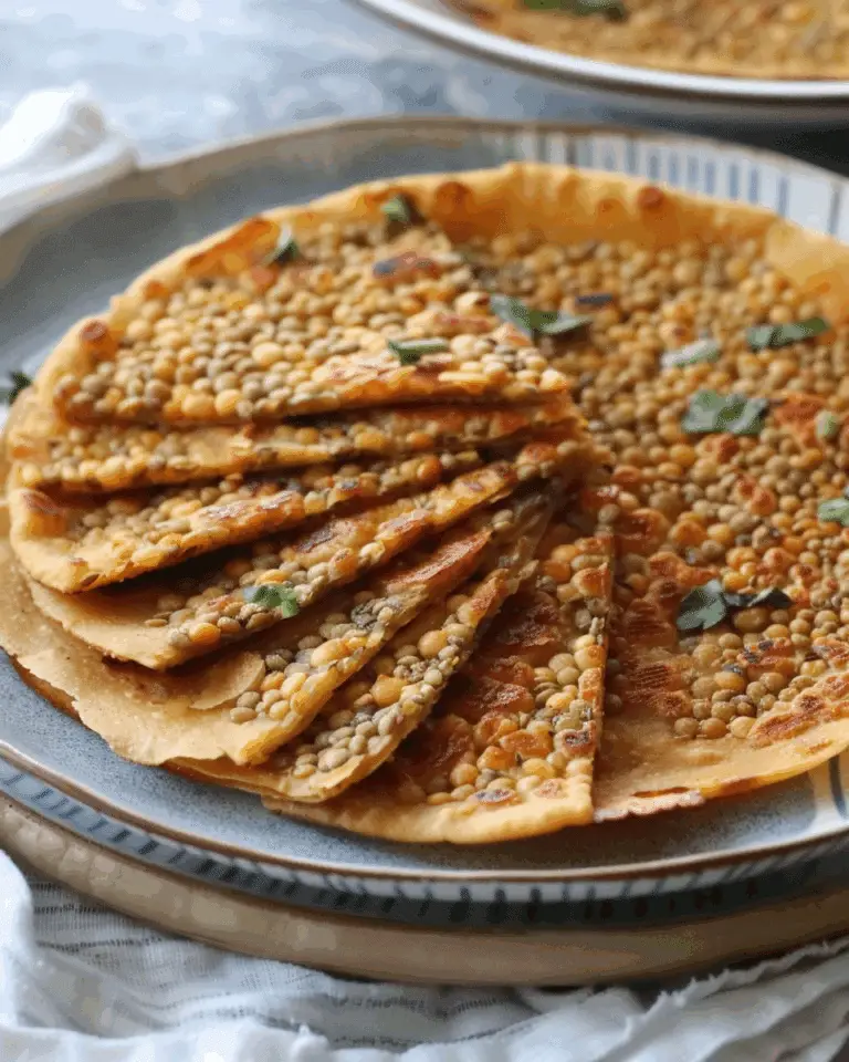 Lentil Flatbread | Kitchen Martha