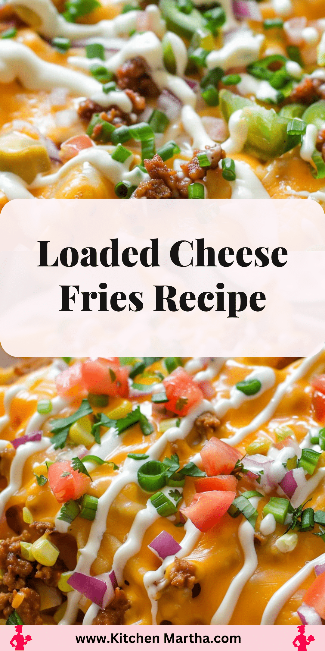 Loaded Cheese Fries Recipe | Kitchen Martha