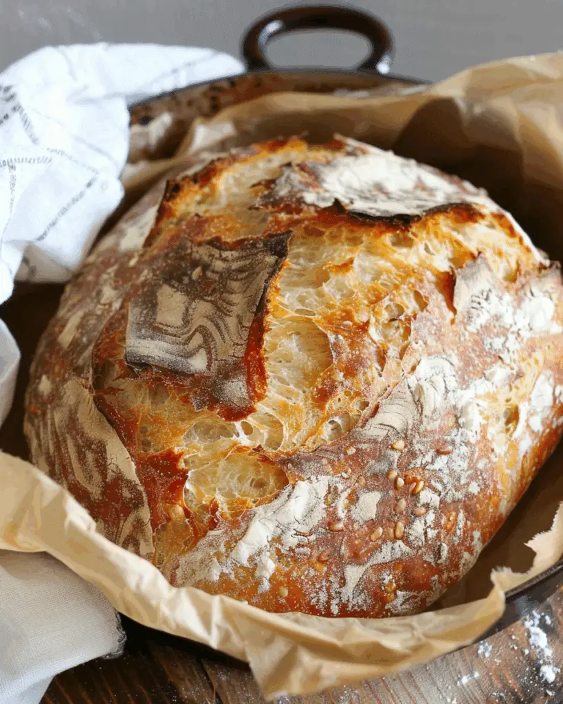 Rustic Italian Crusty Bread | Kitchen Martha