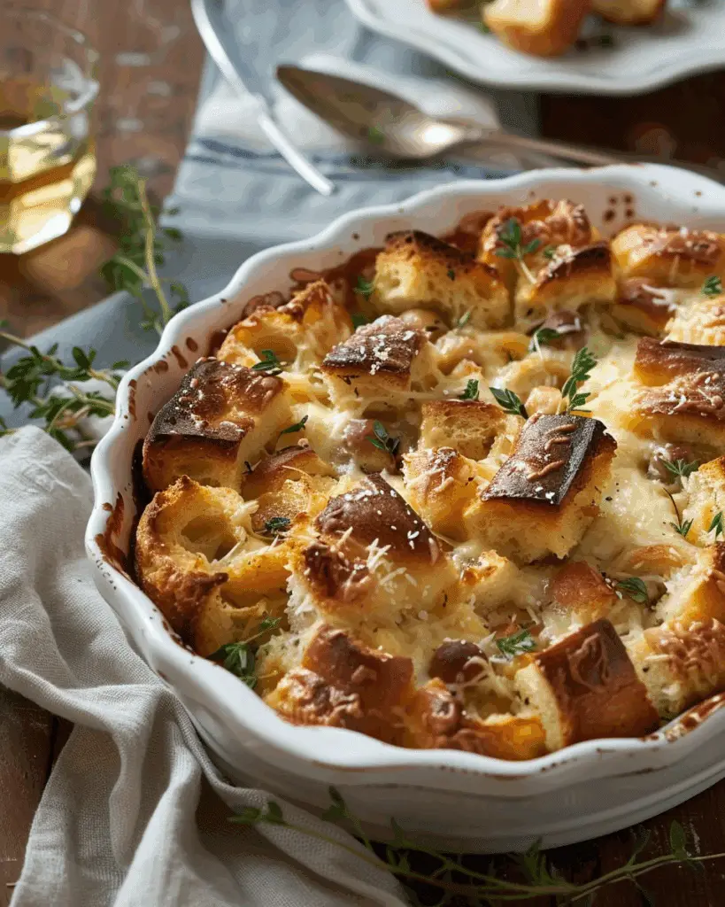 Savory Bread Pudding Recipe | Kitchen Martha