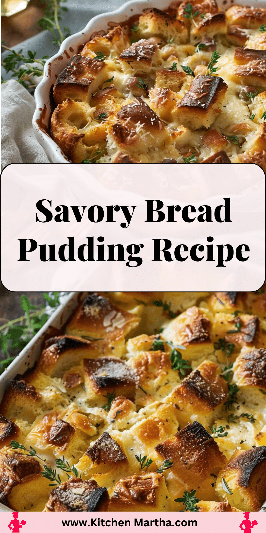 Savory Bread Pudding Recipe | Kitchen Martha