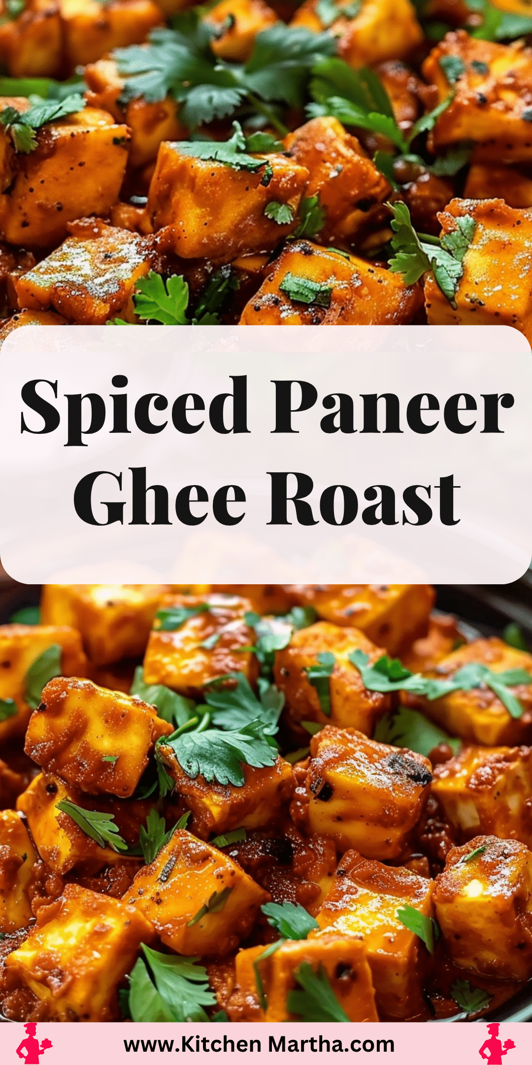Spiced Paneer Ghee Roast | Kitchen Martha