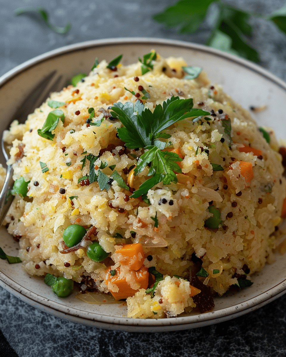 Vegetable Upma | Kitchen Martha