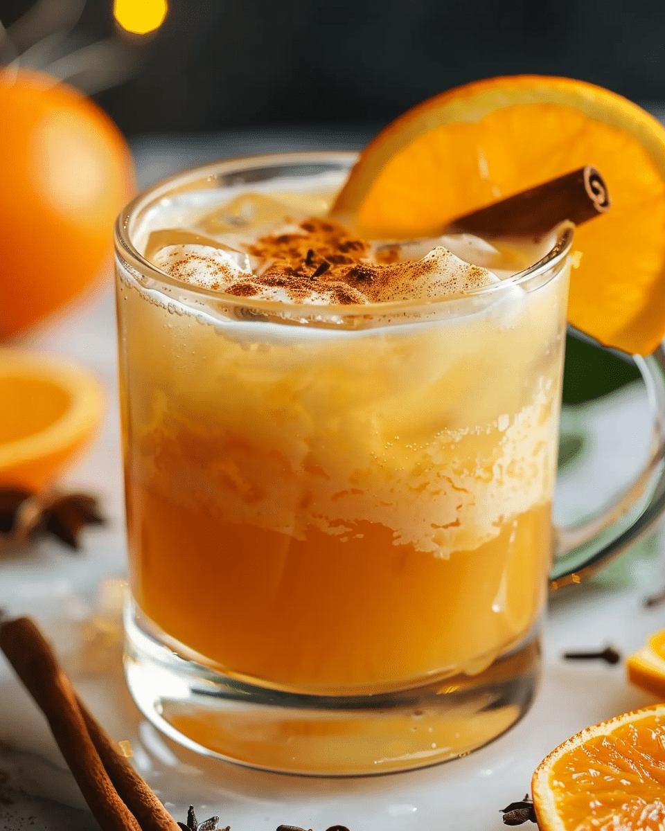 Cinnamon Orange Delight Mocktail | Kitchen Martha
