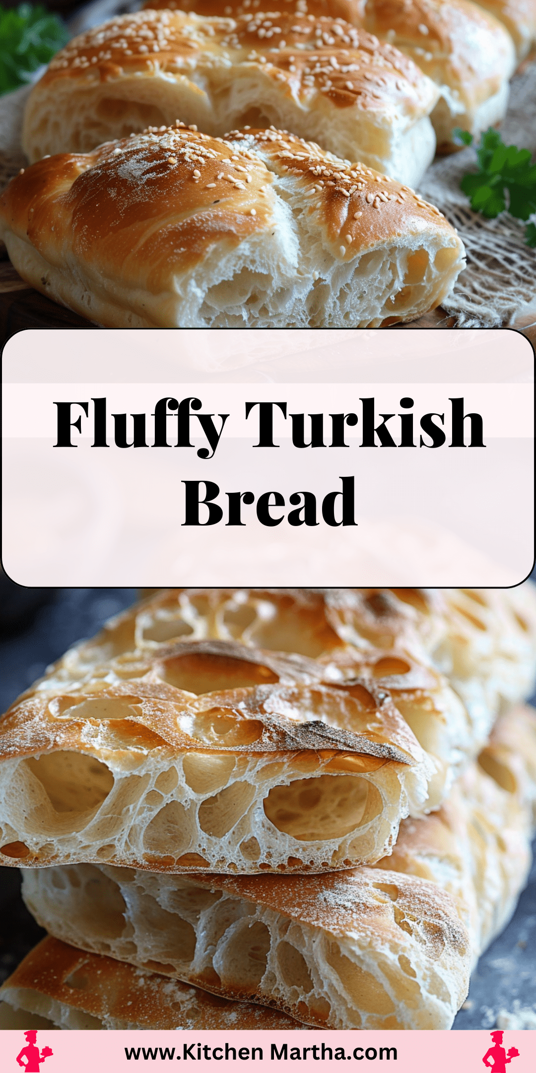 Fluffy Turkish Bread | Kitchen Martha