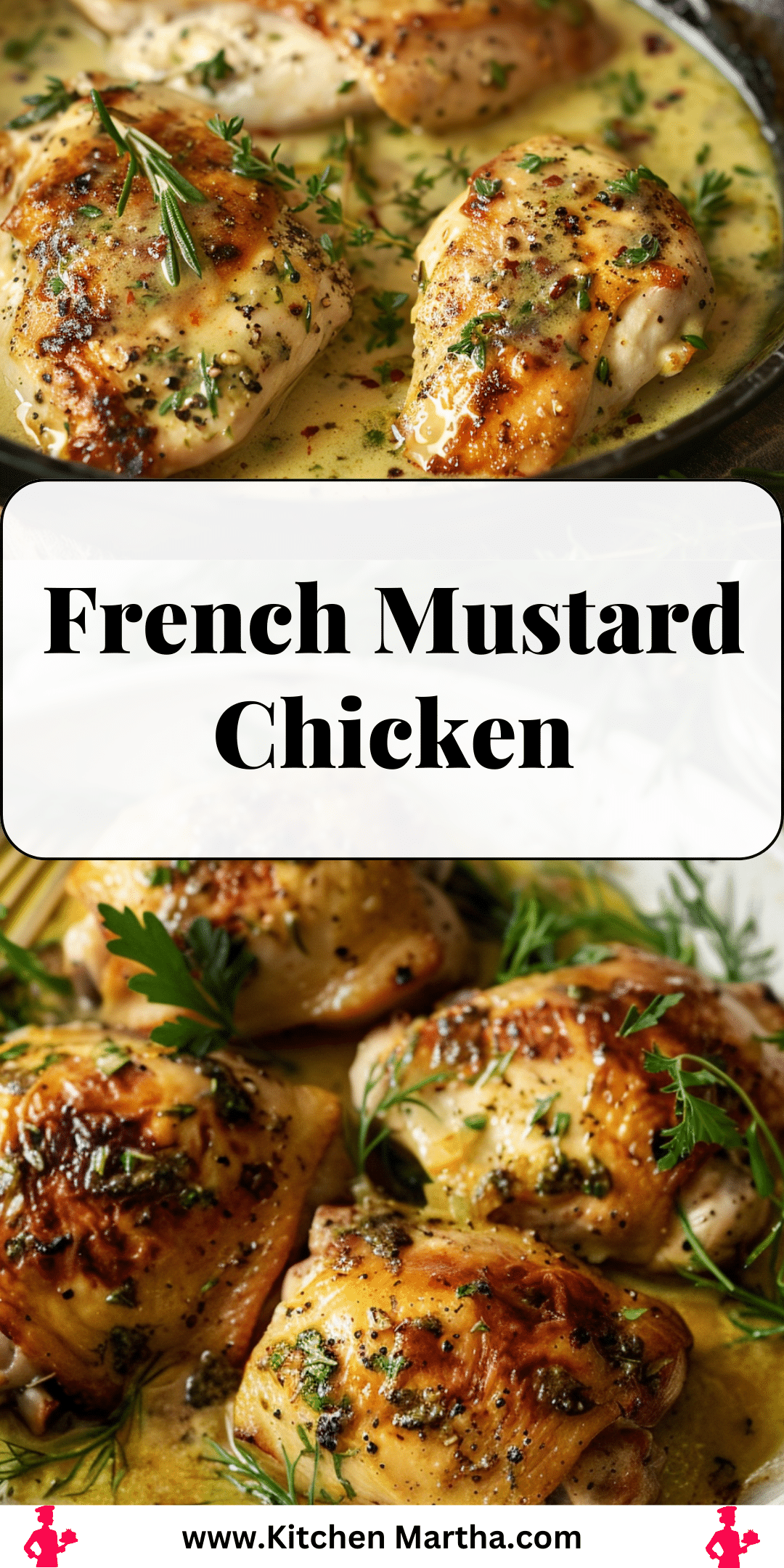 French Mustard Chicken | Kitchen Martha