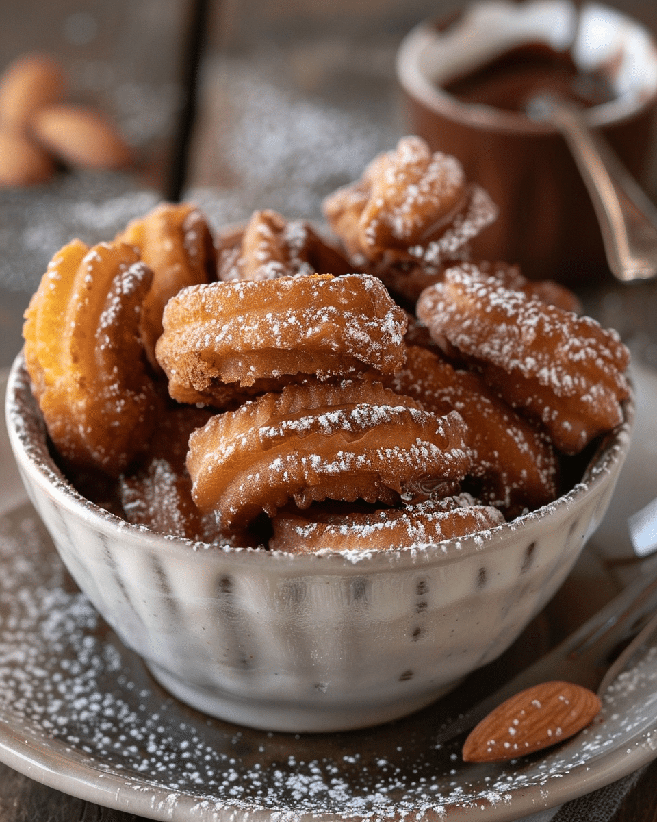 Nutty Churro Bites with Nutella Recipe | Kitchen Martha