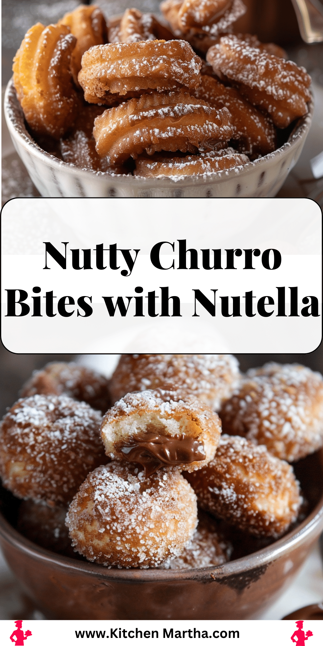 Nutty Churro Bites with Nutella Recipe | Kitchen Martha