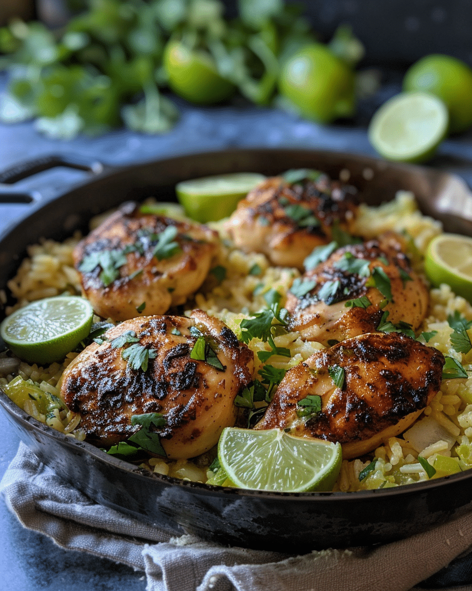 One Pan Coconut Lime Chicken | Kitchen Martha