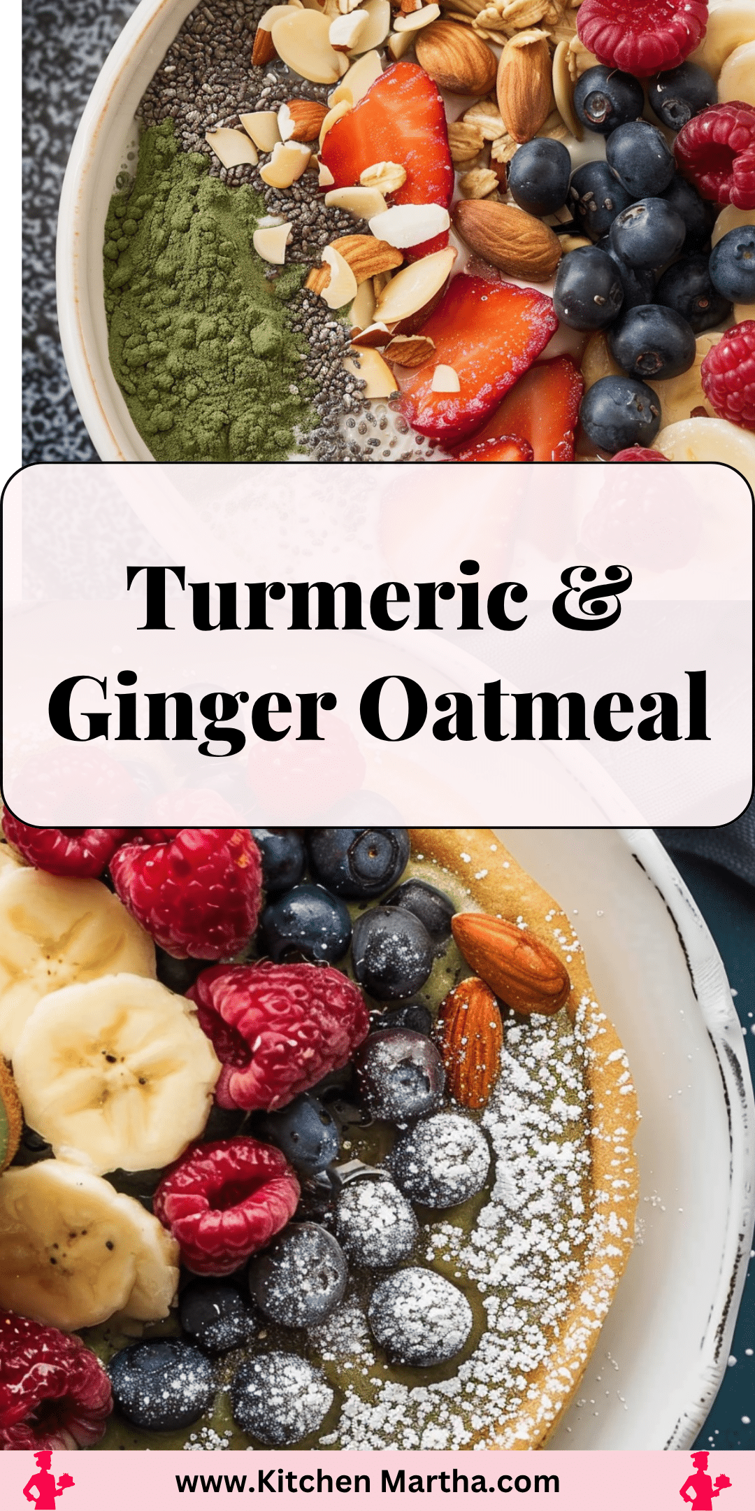 Turmeric & Ginger Oatmeal | Kitchen Martha