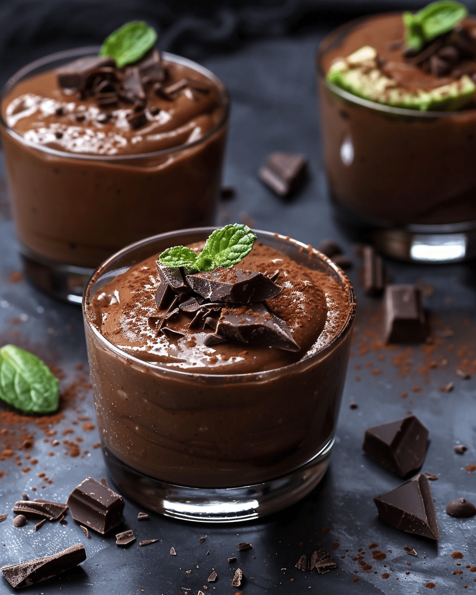 Avocado Chocolate Mousse | Kitchen Martha