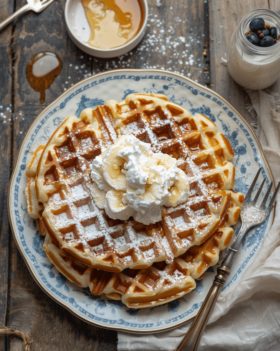Classic Waffles Recipe | Kitchen Martha
