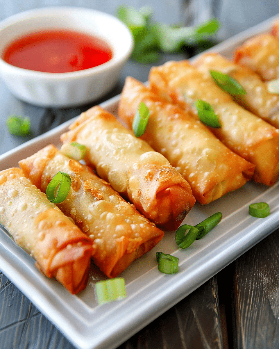 Crispy Veggie Spring Rolls | Kitchen Martha