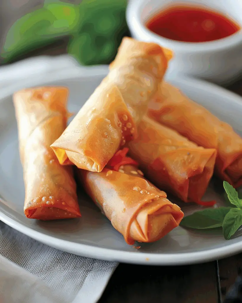 Crispy Veggie Spring Rolls | Kitchen Martha