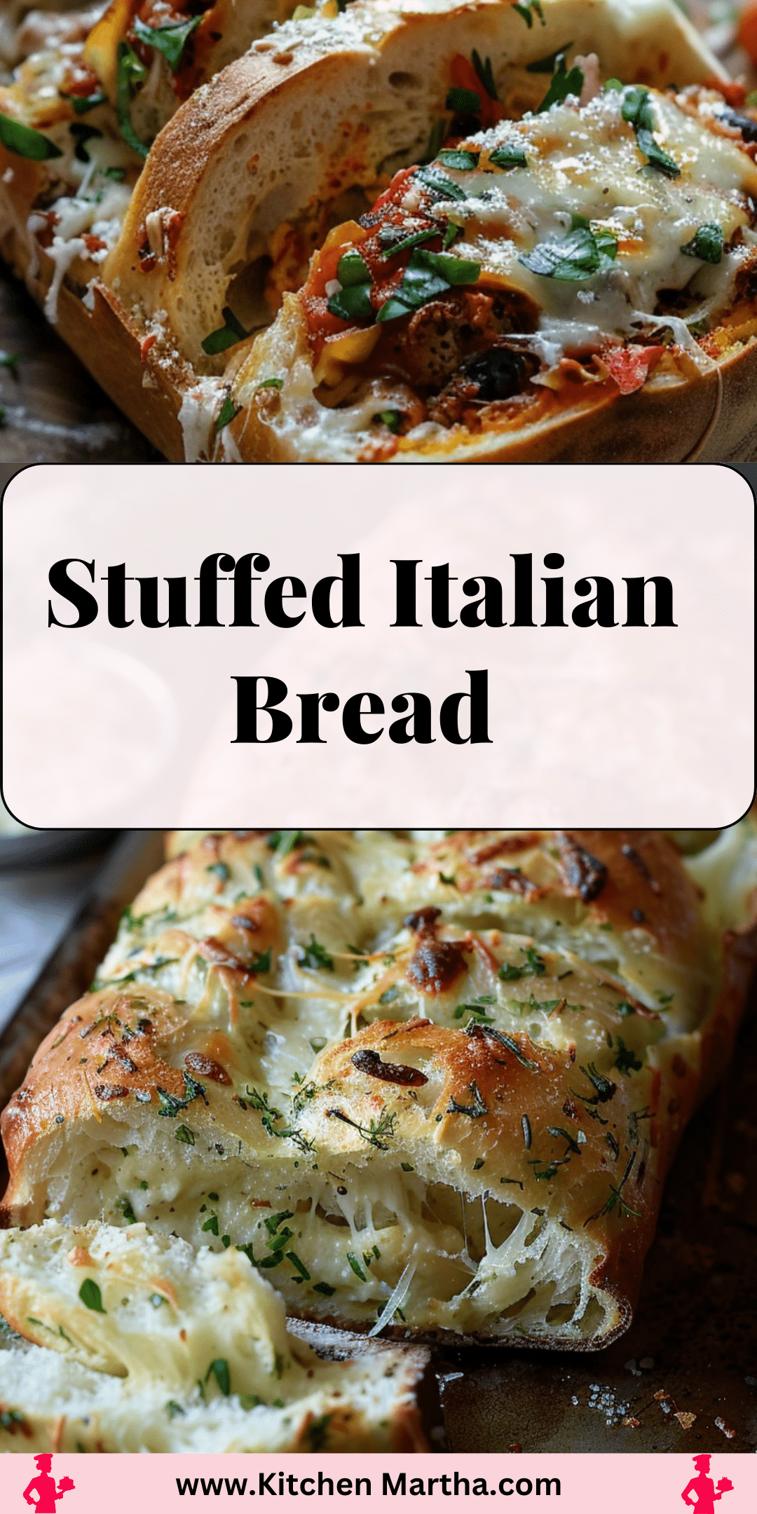 Stuffed Italian Bread | Kitchen Martha