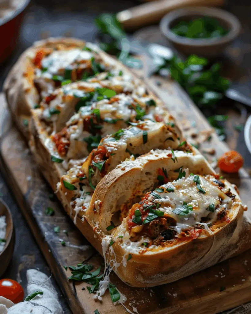 Stuffed Italian Bread | Kitchen Martha