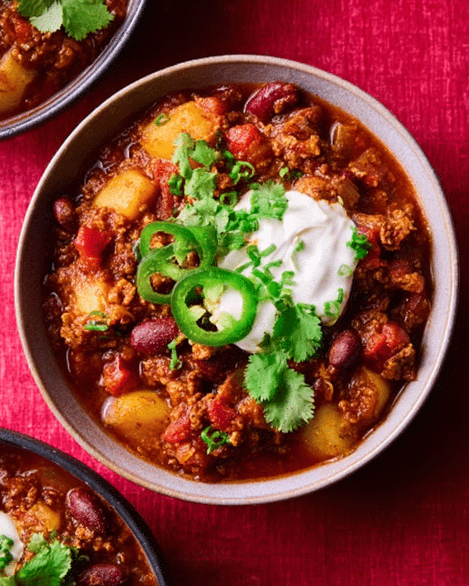 Beef and Pumpkin Chili Recipe - Cozy Tex-Mex Comfort