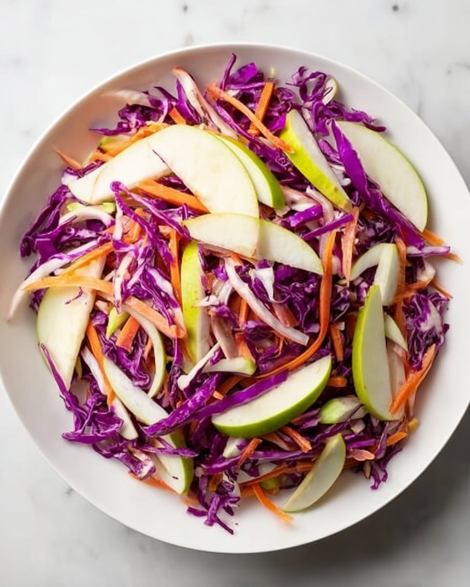 Apple Pear Slaw with Honey-Lemon Dressing: Refreshing & Healthy