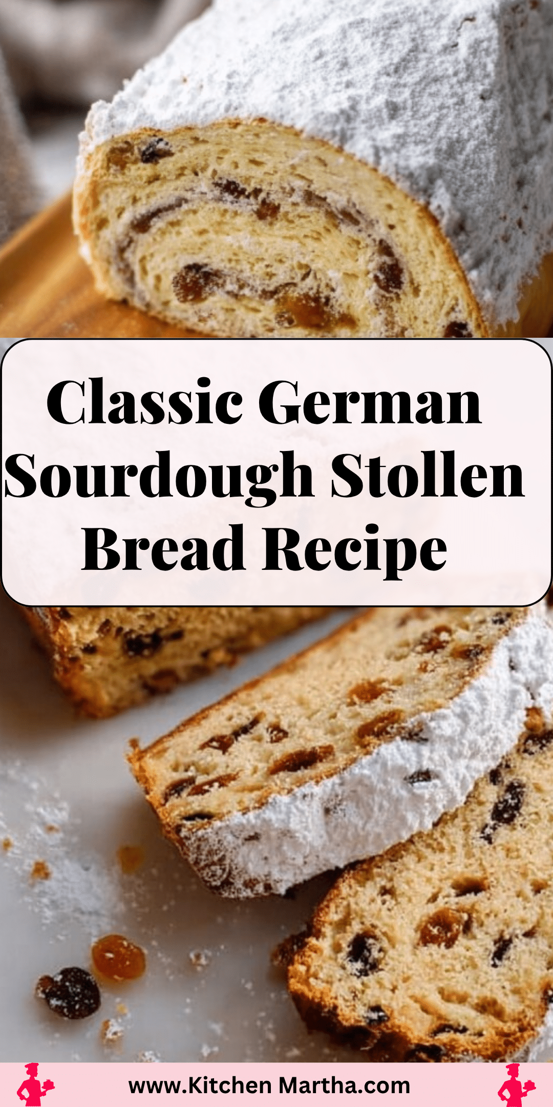 Sourdough Stollen Christmas Bread | Festive Holiday Treats