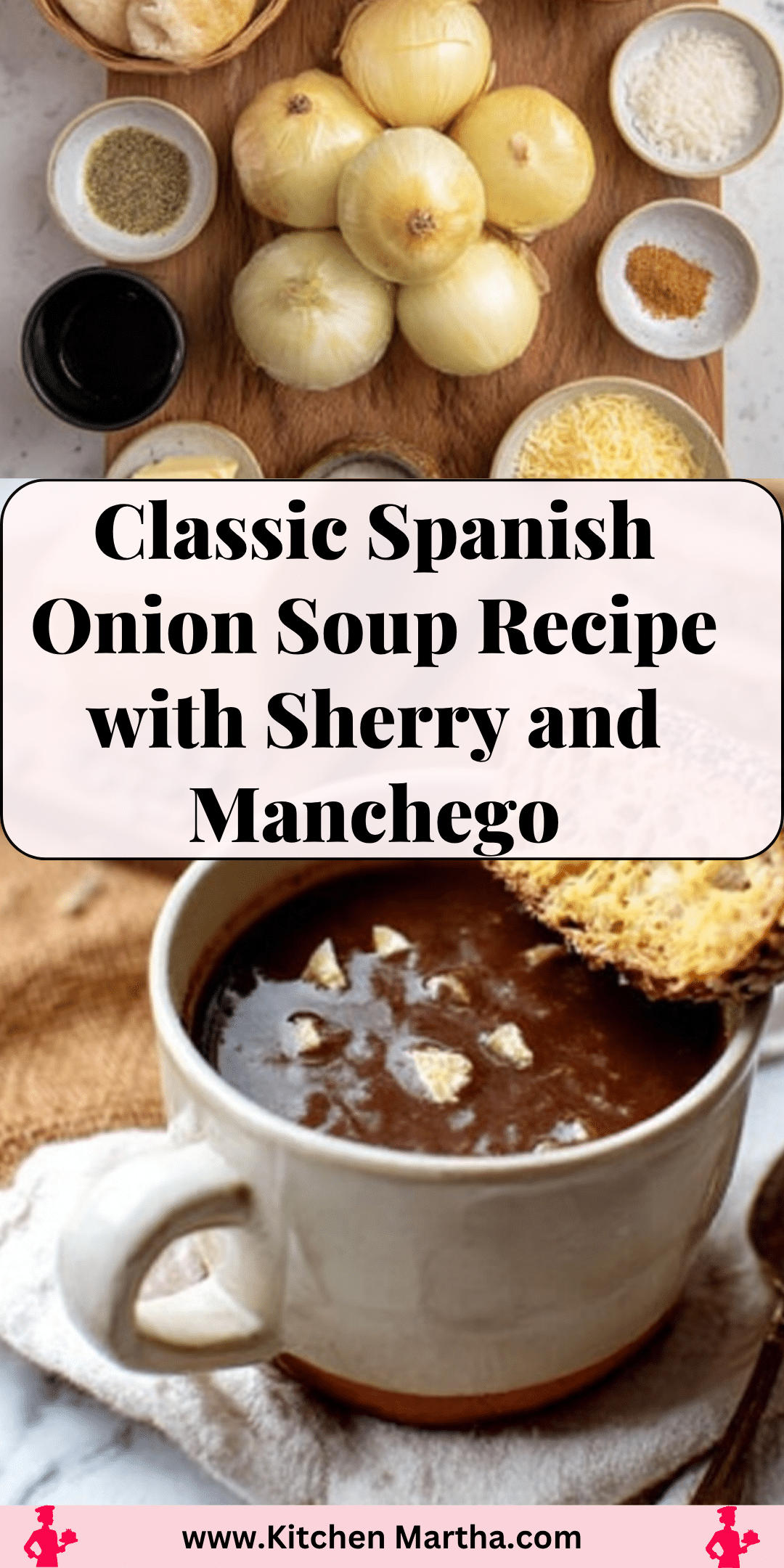 Traditional Spanish Onion Soup (Sopa de Cebolla Clásica) – Rustic ...