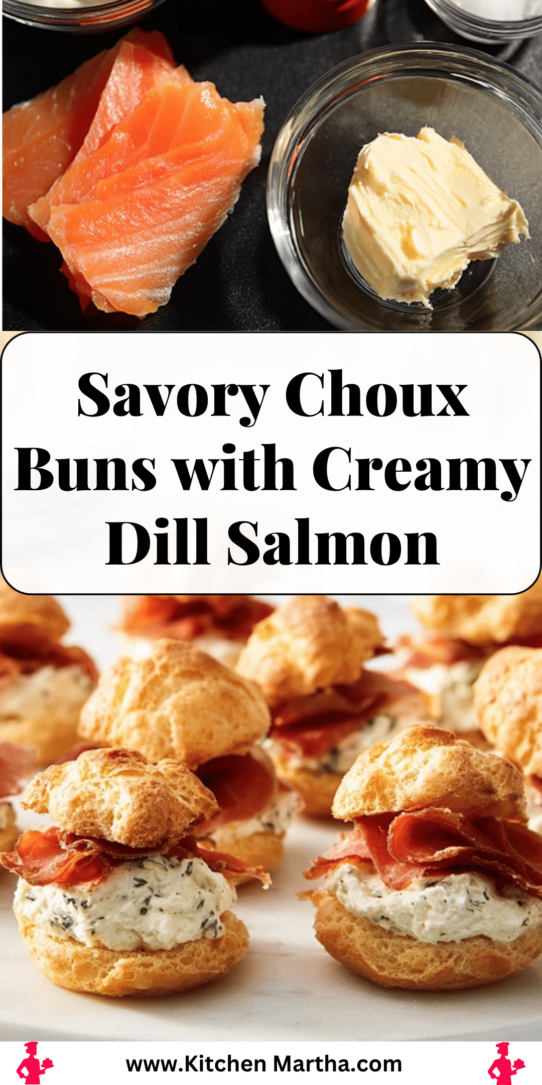 Savoury Choux Buns with Smoked Salmon: Elegant Appetizer Recipe