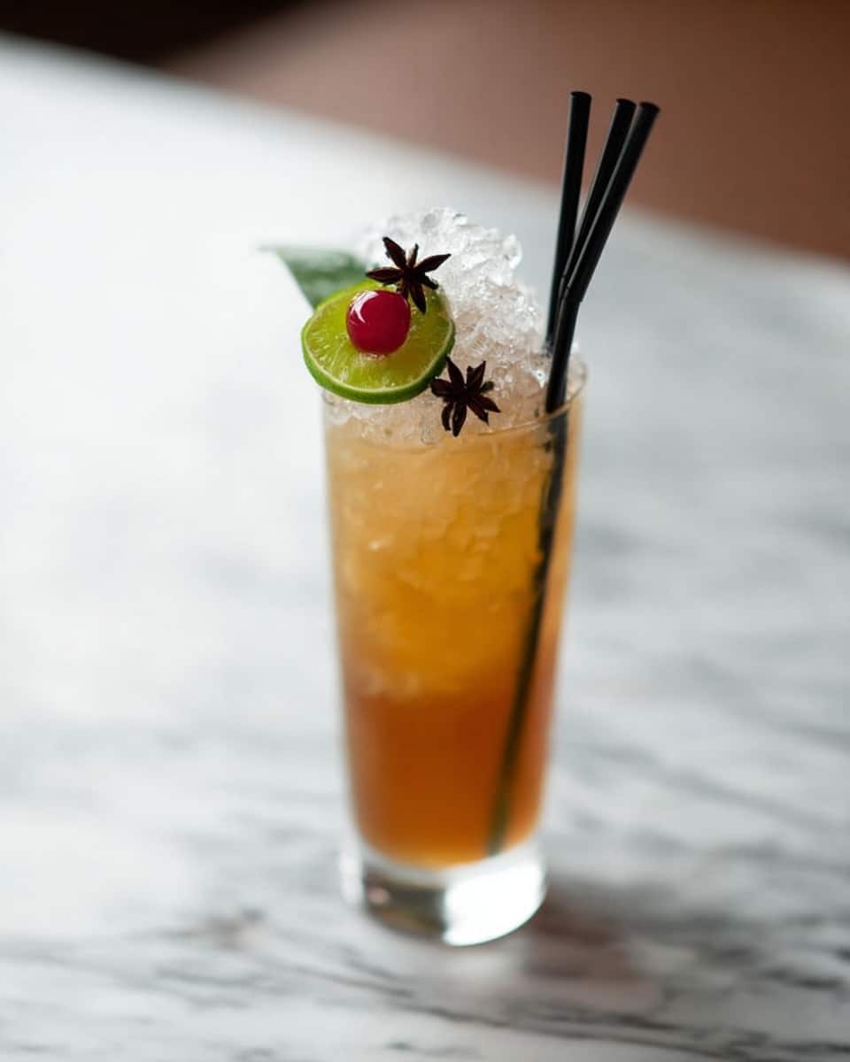 Spiced Rum Punch - Vibrant Tropical Party Drink