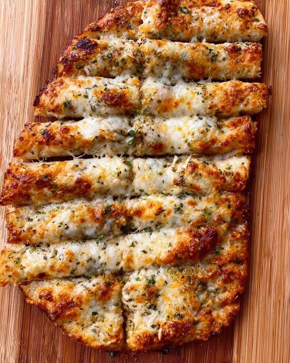 Herb Almond Flour Breadsticks for Dipping | Crispy & Cheesy Delight
