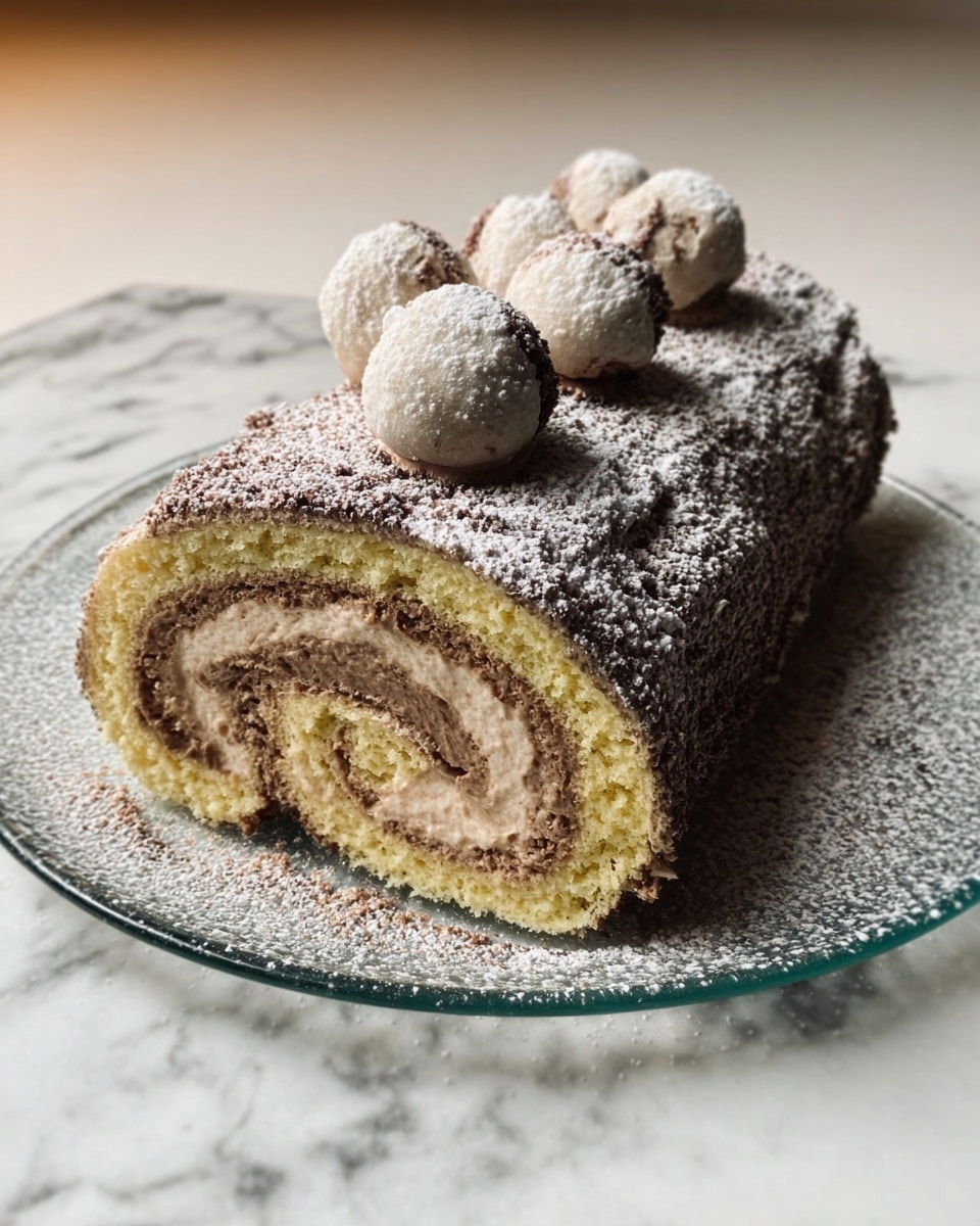 Tiramisu Yule Log Recipe | Festive Italian Holiday Dessert