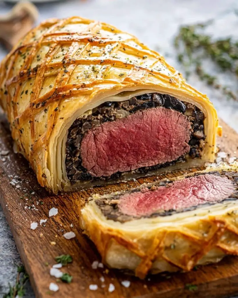Beef Wellington With Mushroom Duxelles - Elegant Gourmet Dinner