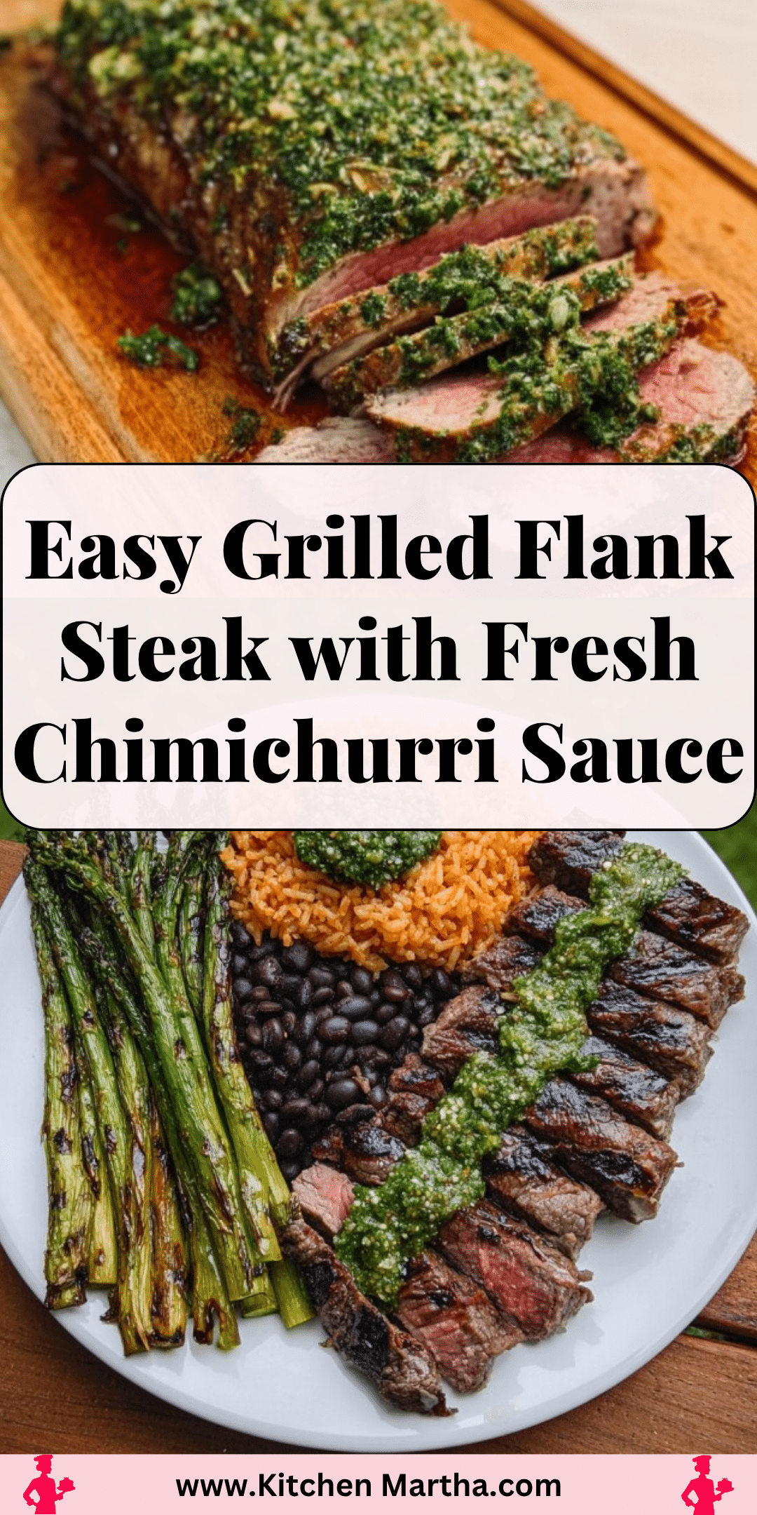 Grilled Flank Steak with Fresh Chimichurri – Vibrant & Flavorful