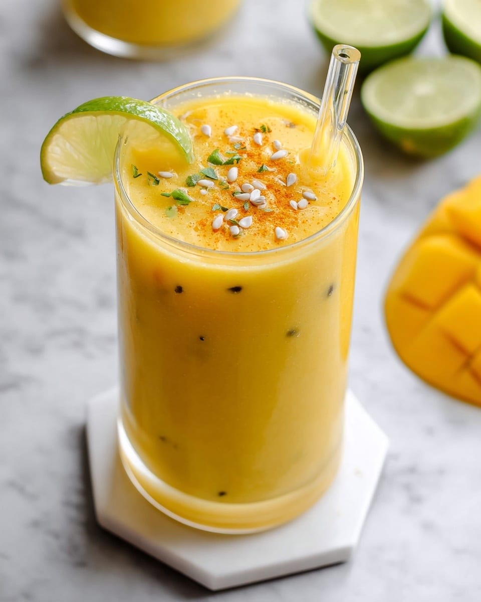 Mango Turmeric Refresher: Bright, Healthy Tropical Drink