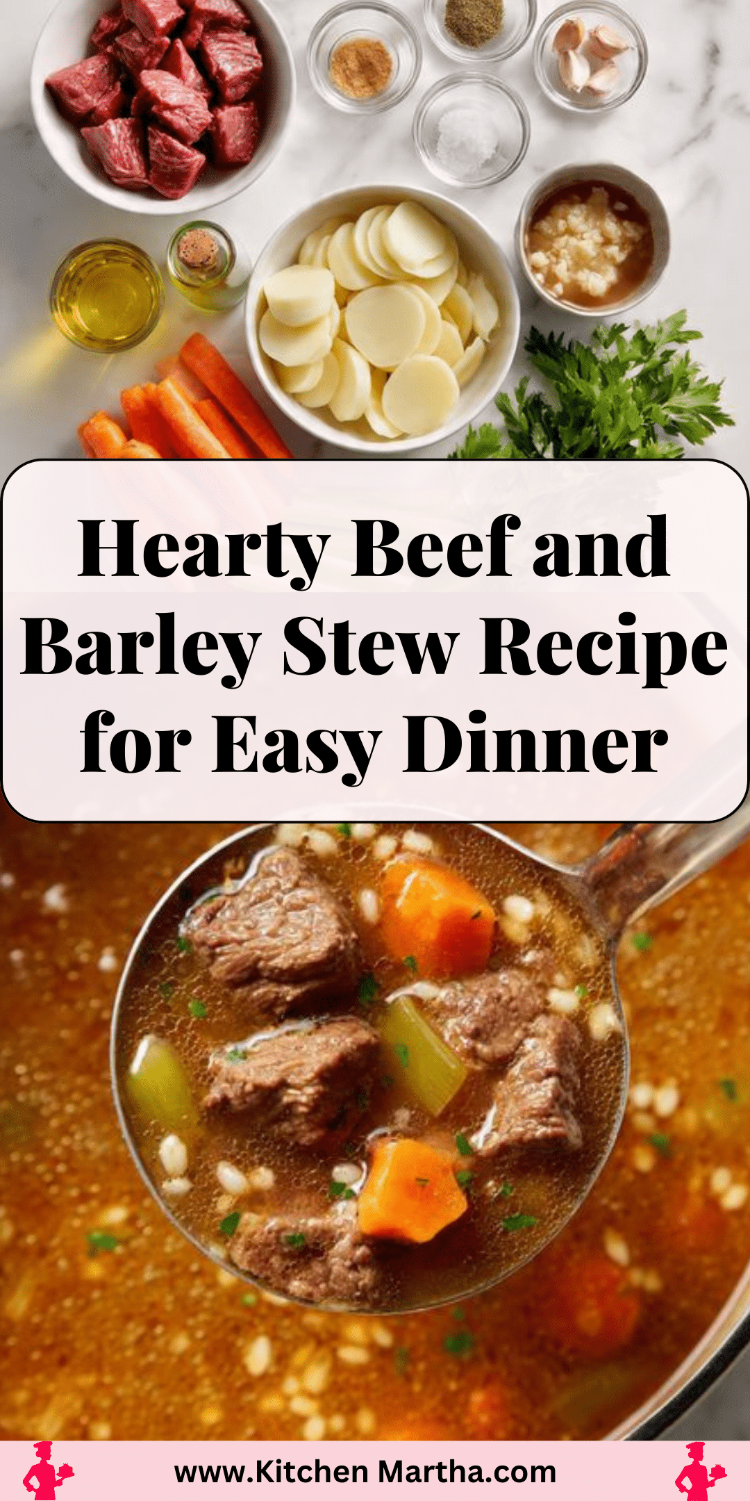 Hearty Beef and Barley Stew – Cozy, Flavorful One-Pot Meal