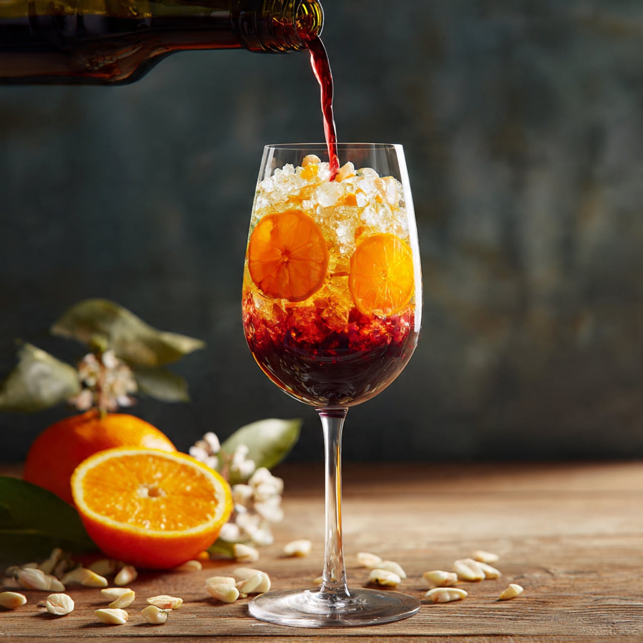 Lillet-Style Non-Alcoholic Tonic Mocktail | Elegant Refreshing Drink