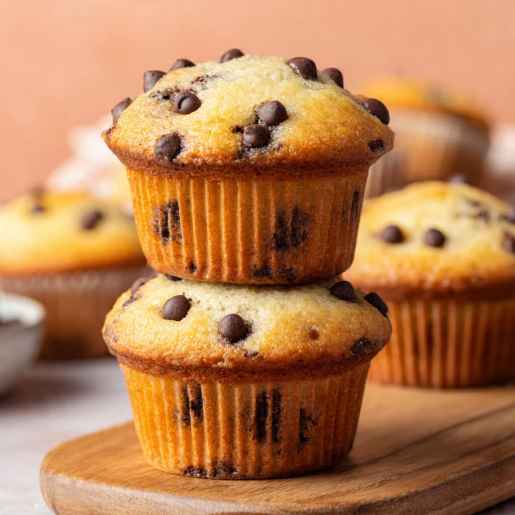 Easy Chocolate Chip Muffin: Irresistibly Fluffy & Delicious
