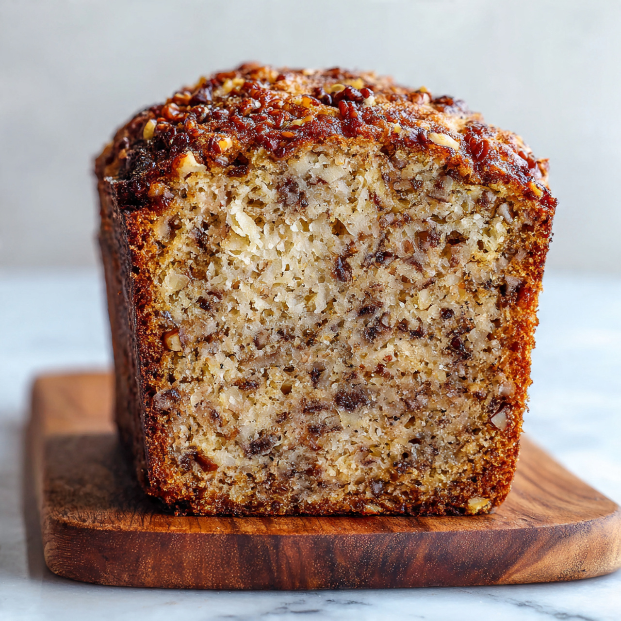 Chocolate Chip Walnut Banana Bread with Sour Cream | Delicious & Moist