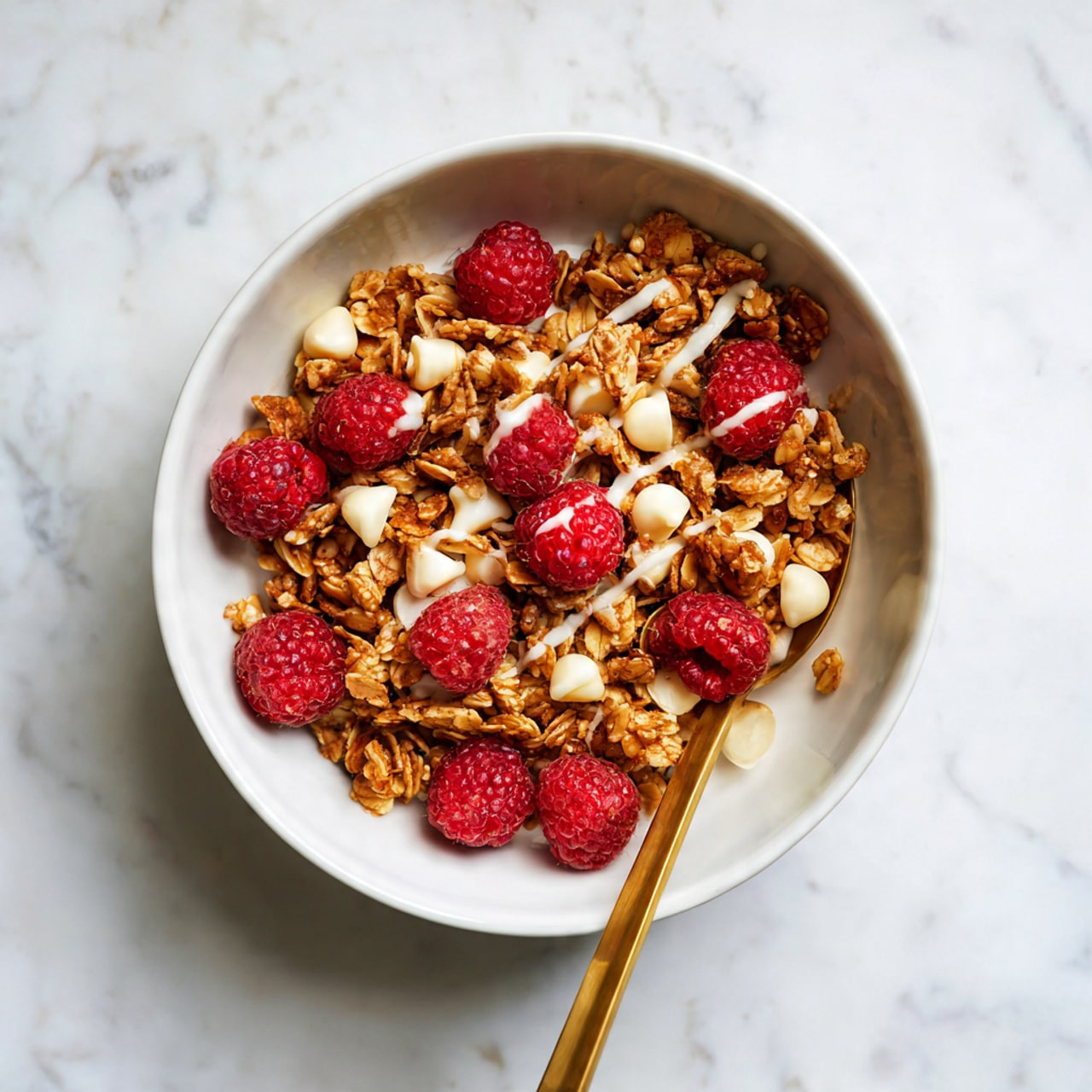 White Chocolate Raspberry Granola: Irresistible Homemade Crunch